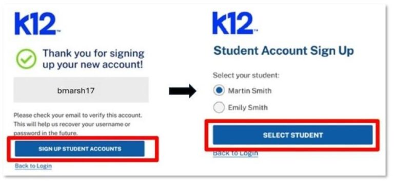 Set Up Your K12 School (OLS) Accounts - Arizona Virtual Academy